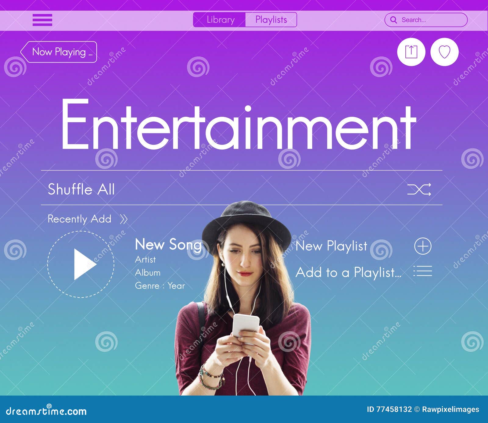 Music Multimedia Sound Entertainment Concept Stock Photo - Image of ...