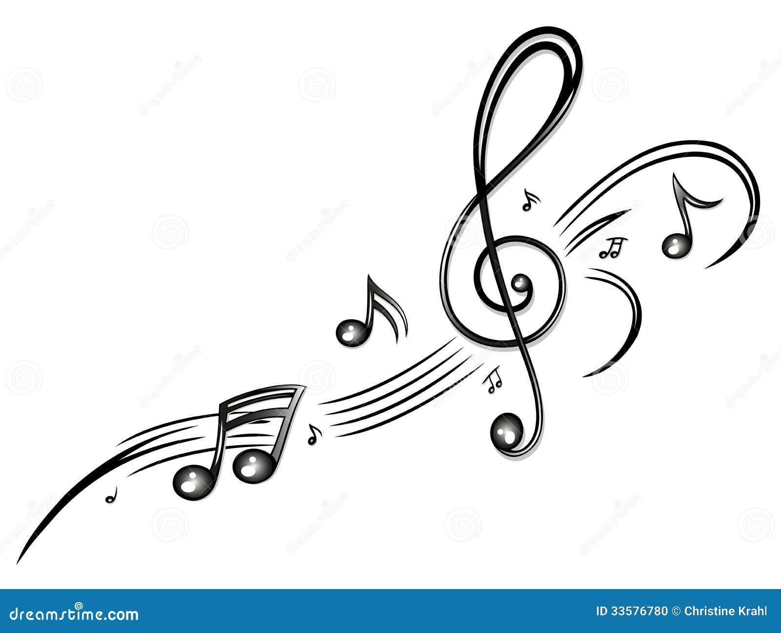 Music, music notes, clef stock vector. Illustration of sheet - 33576780