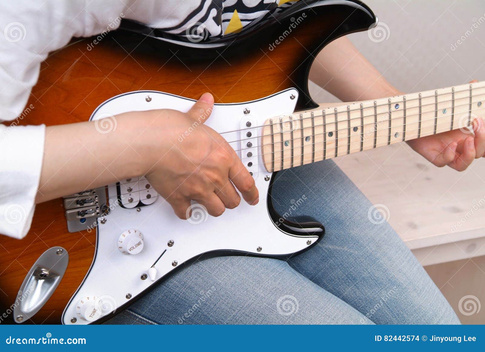 Music stock photo. Image of guitar, guitarist, human - 82442574
