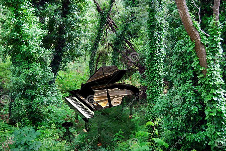 Music and nature stock illustration. Illustration of sound - 14785351