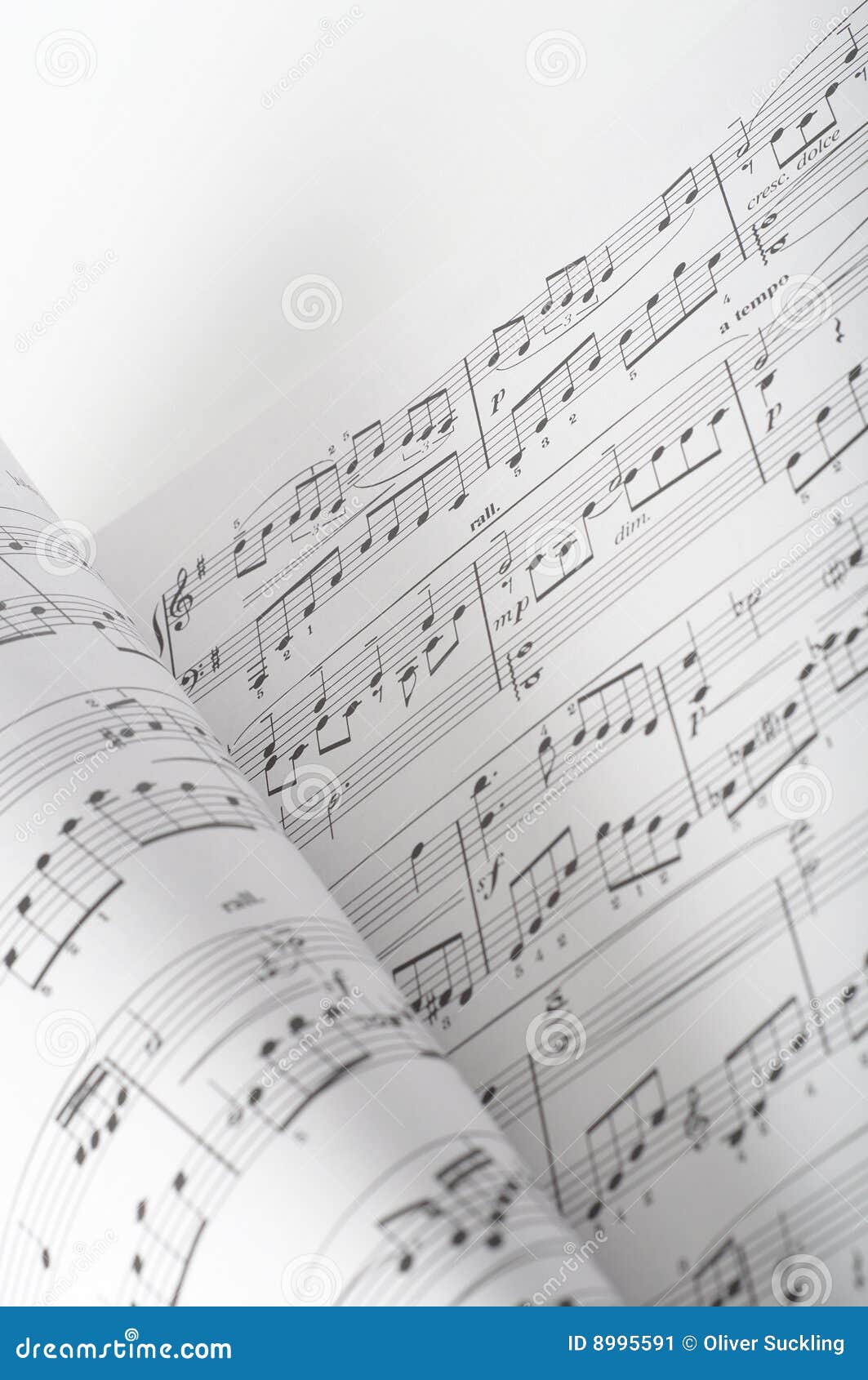 Music Notation Book stock image. Image of melody, entertainment - 8995591