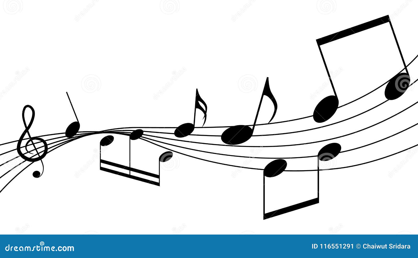Music Note Abstract Background, Vector Illustration Stock Vector ...