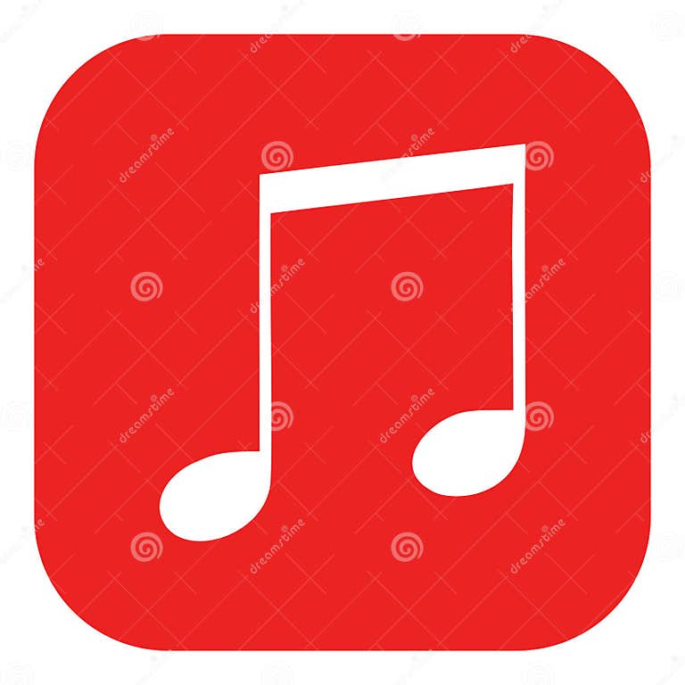 Music note and app icon stock vector. Illustration of note - 244731068