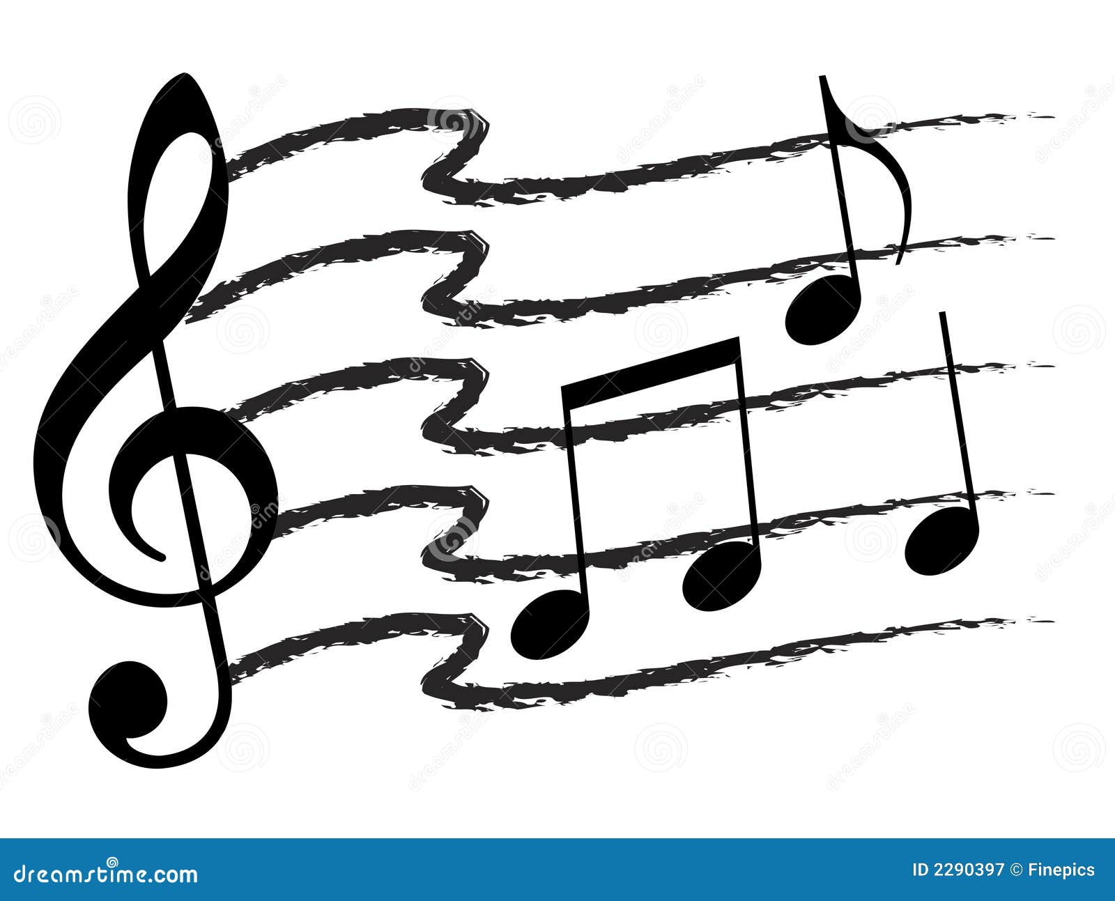 Music Note Collage Royalty Free Stock Photography - Image: 2290397