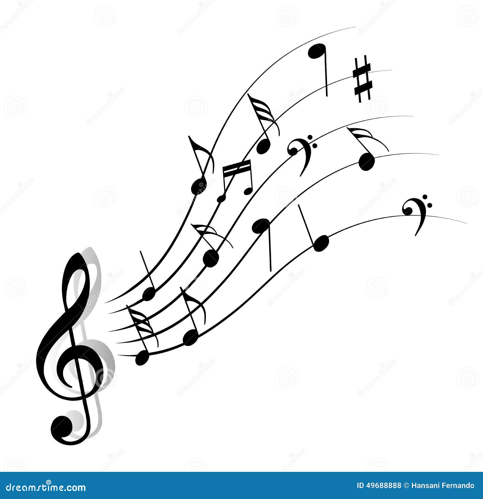 Music note stock photo. Image of design, music, note - 49688888