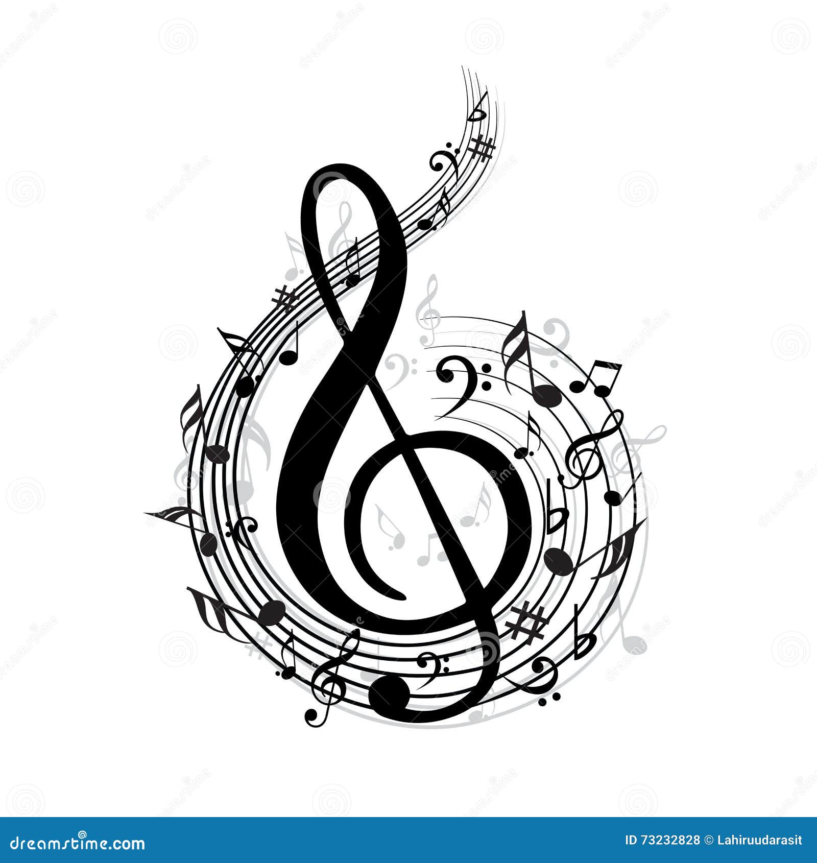 Music Note Symbols Logo And Icons Template Cartoon Vector ...