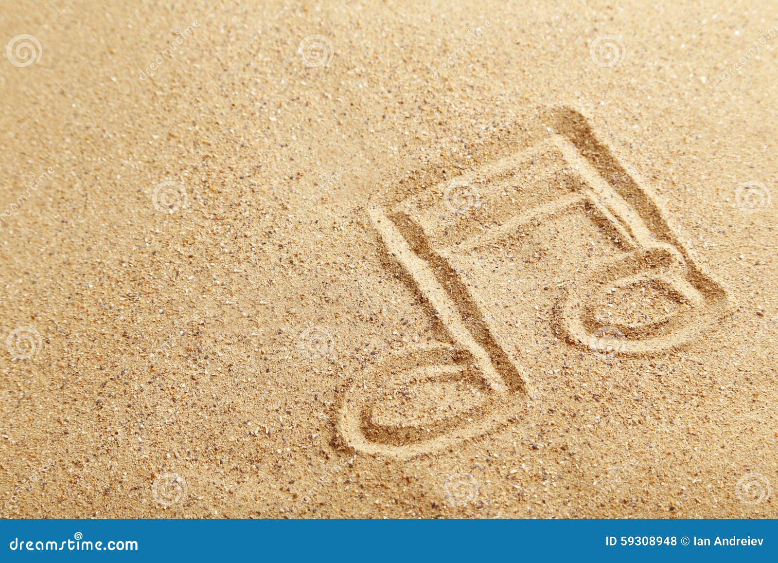 Music note stock photo. Image of concept, musical, handwriting - 59308948