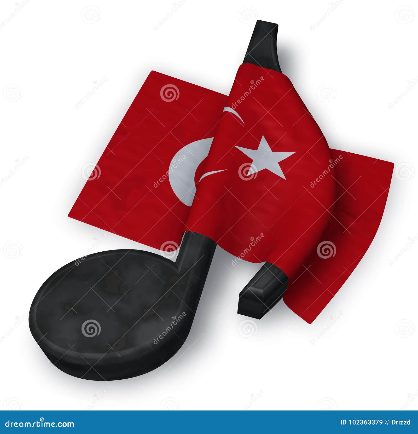 Music Note Flag Turkey Stock Illustrations – 11 Music Note Flag Turkey ...