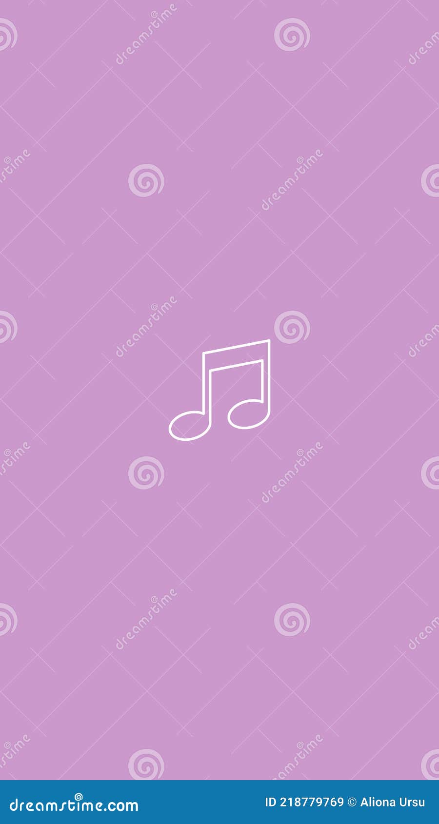 Music note highlight stock vector. Illustration of sign - 218779769