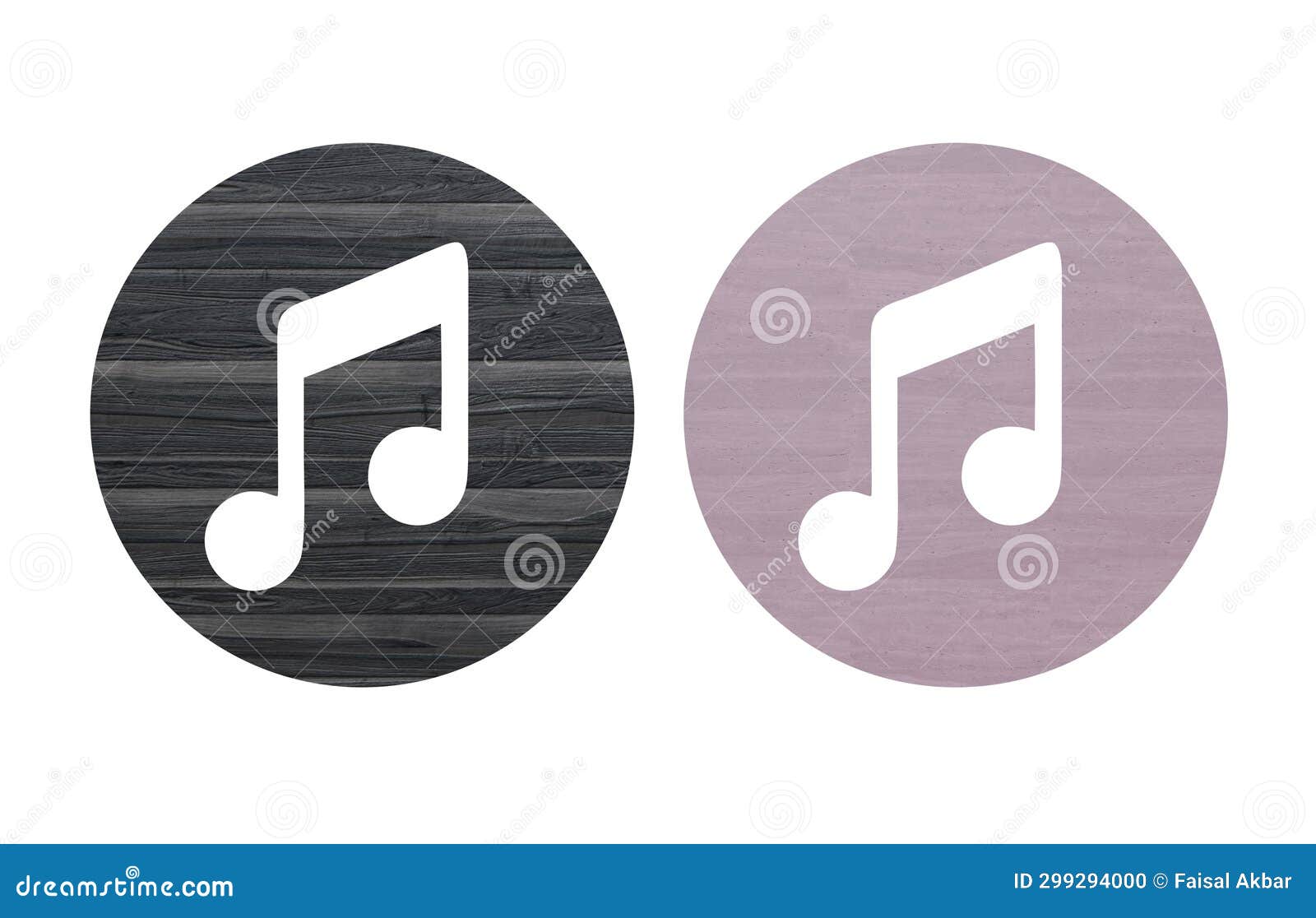 Music Note Icon Brown with Texture Stock Photo - Illustration of ...