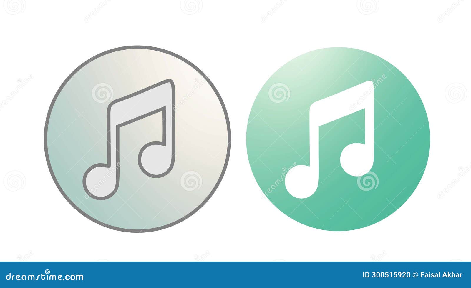 Music Note Icon Green with Texture Stock Photo - Illustration of green ...