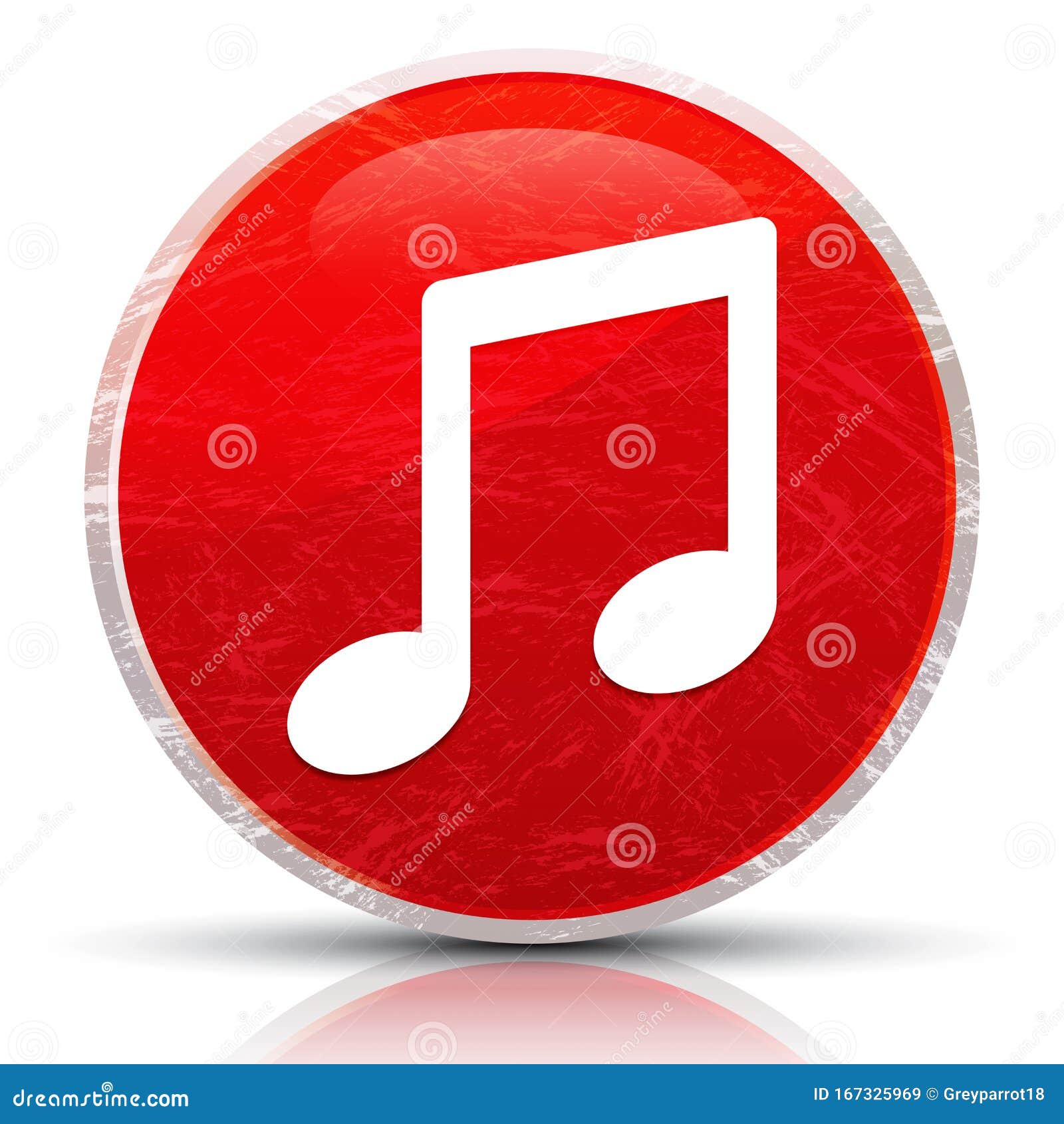 Music Note Icon Metallic Grunge Abstract Red Round Button Illustration ... Music Note Icon Metallic Grunge Abstract Red Round Button Illustration ...