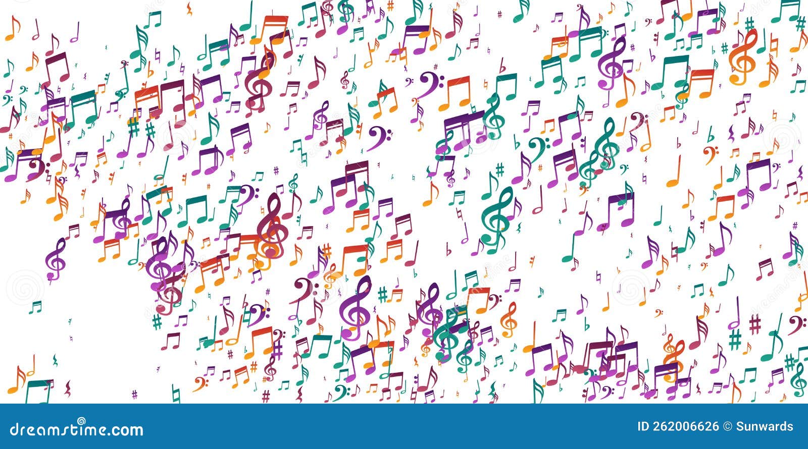 Music Note Icons Vector Illustration. Melody Stock Vector ...