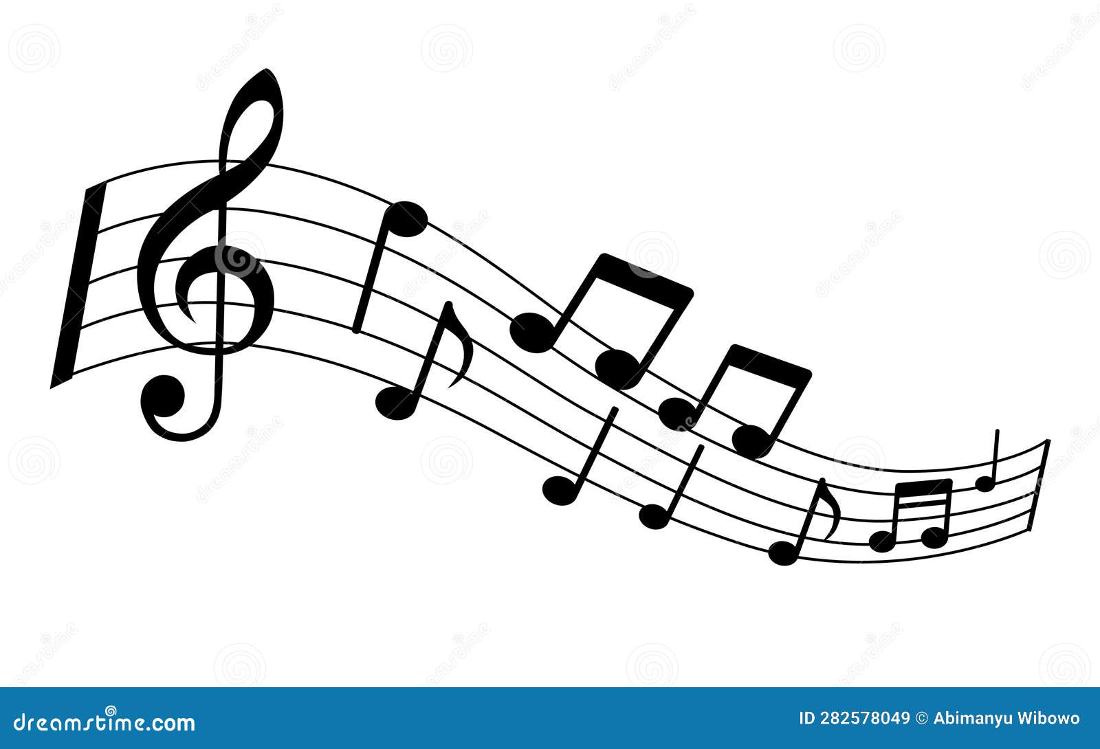 Music Note Key G Melody Song Set Stock Vector - Illustration of note ...