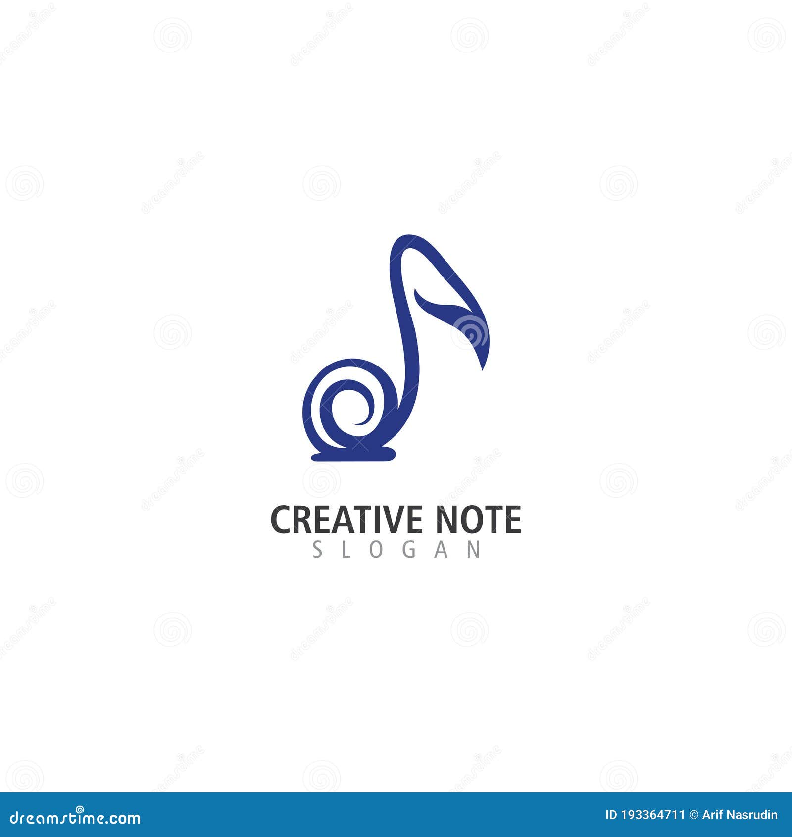 Music Note Logo Design Inspiration Creative Template Icon Vector Stock ...
