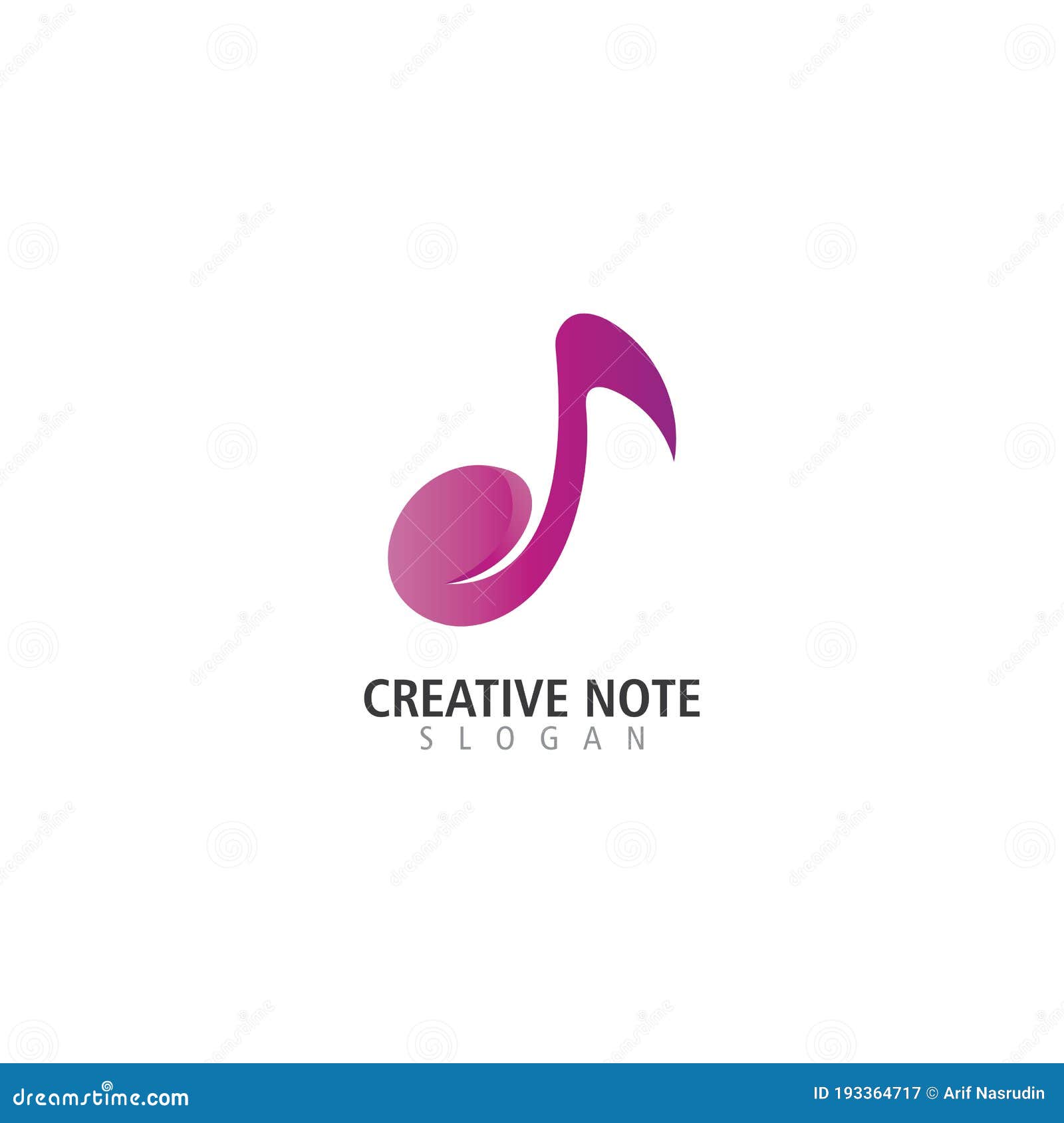 Music Note Logo Design Inspiration Creative Template Icon Vector Stock ...