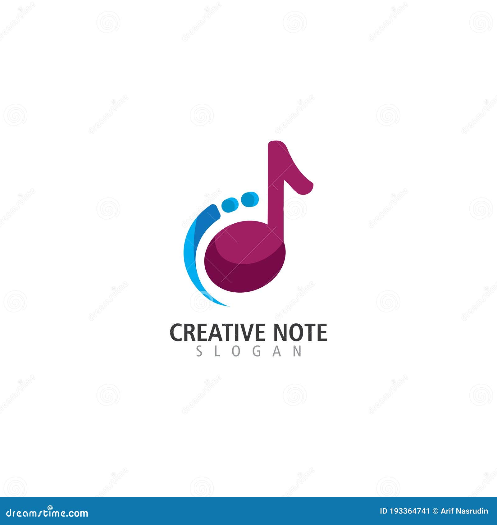 Music Note Logo Design Inspiration Creative Template Icon Vector Stock ...