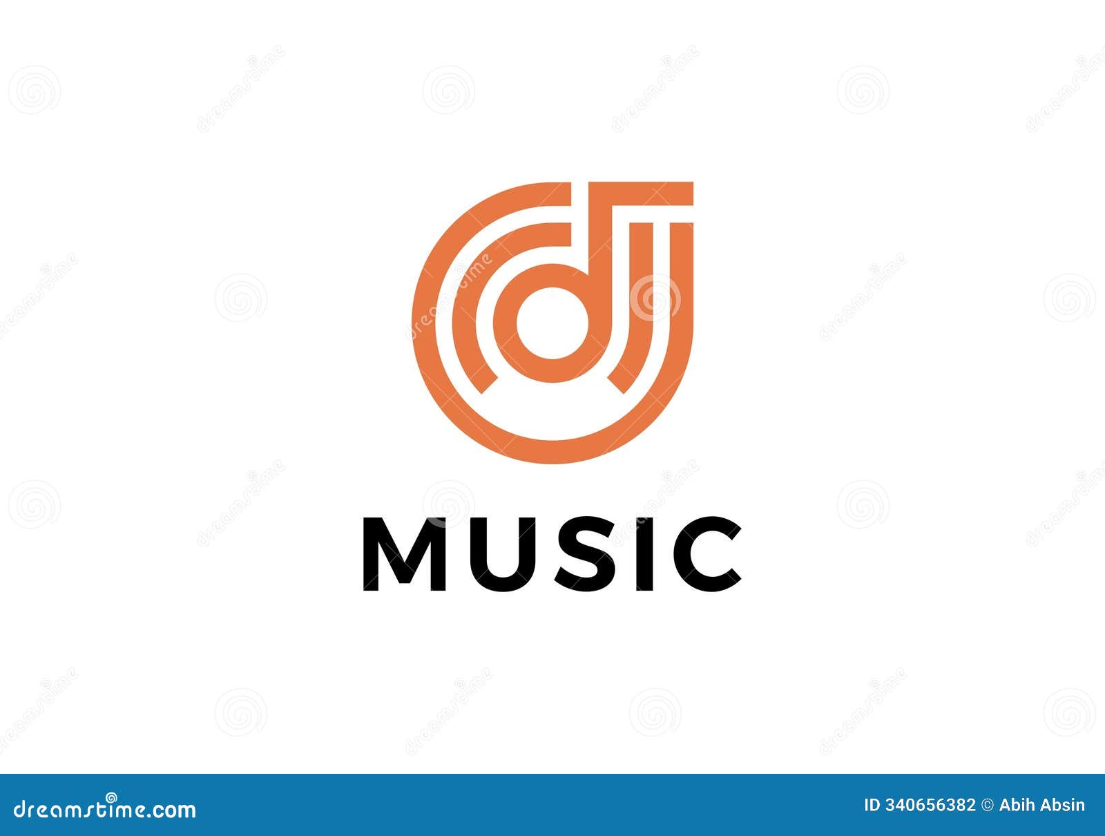 Music Note Logo Design. Studio Music Technology Icon Vector Stock ...