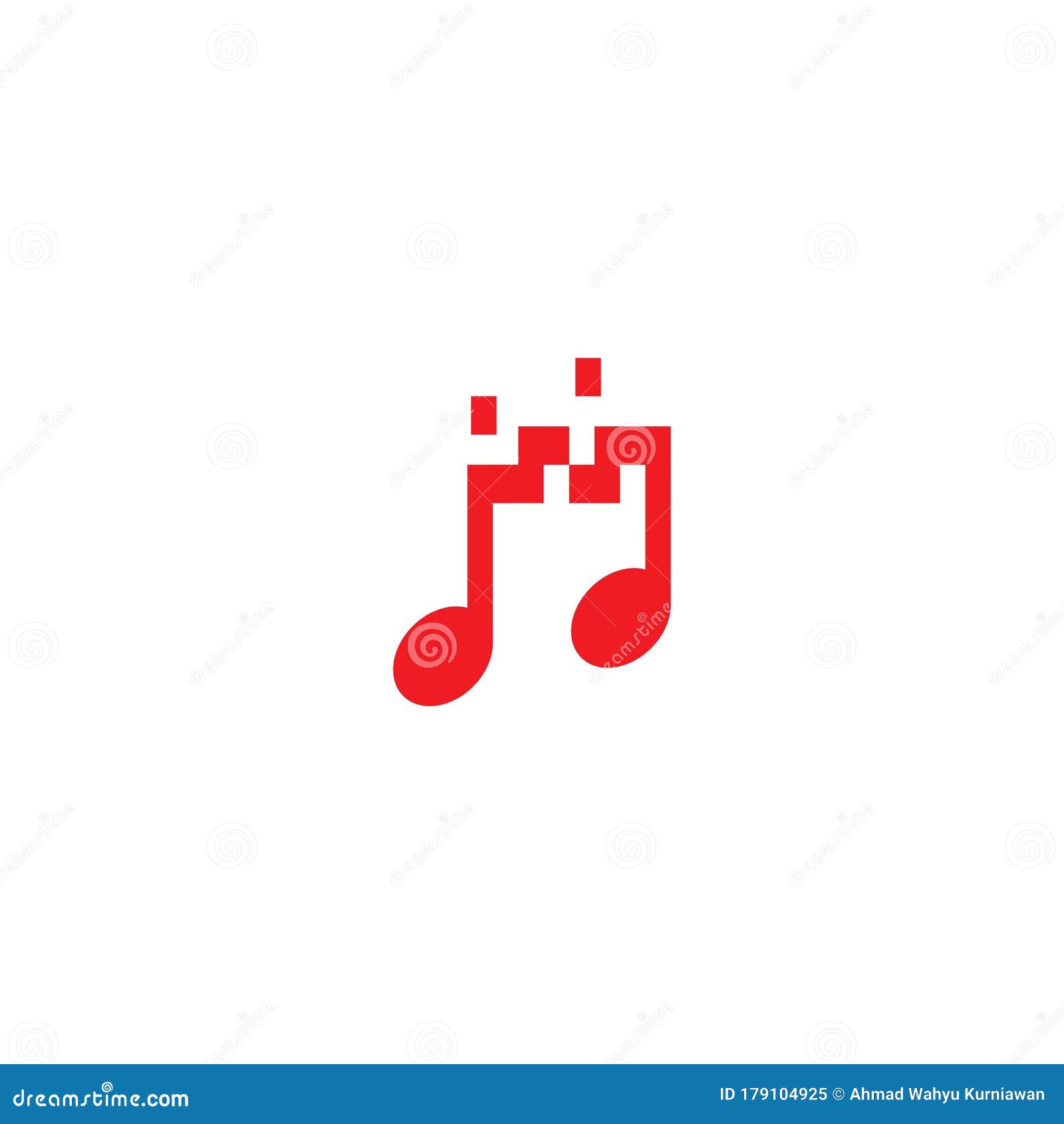 Music note logo stock vector. Illustration of record - 179104925
