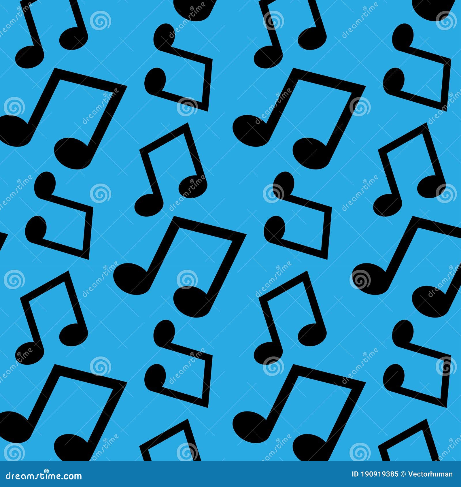 Music note pattern art stock vector. Illustration of sheet - 190919385