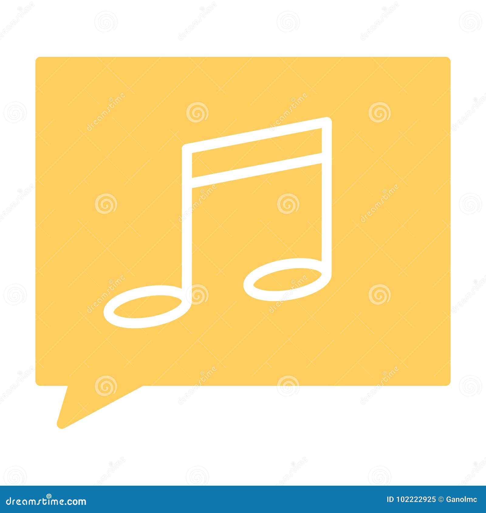 Music Note Silhouette Icon. Vector Pictogram Stock Vector ...