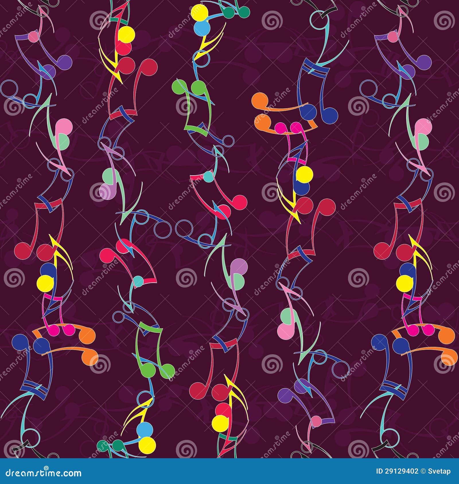 Music Note Sound Texture. Stock Photography - Image: 29129402