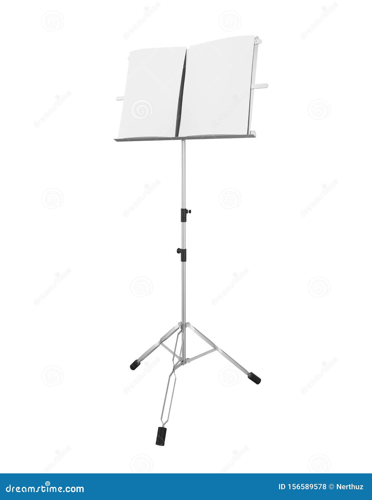 Music Note Stand Isolated stock illustration. Illustration of ...