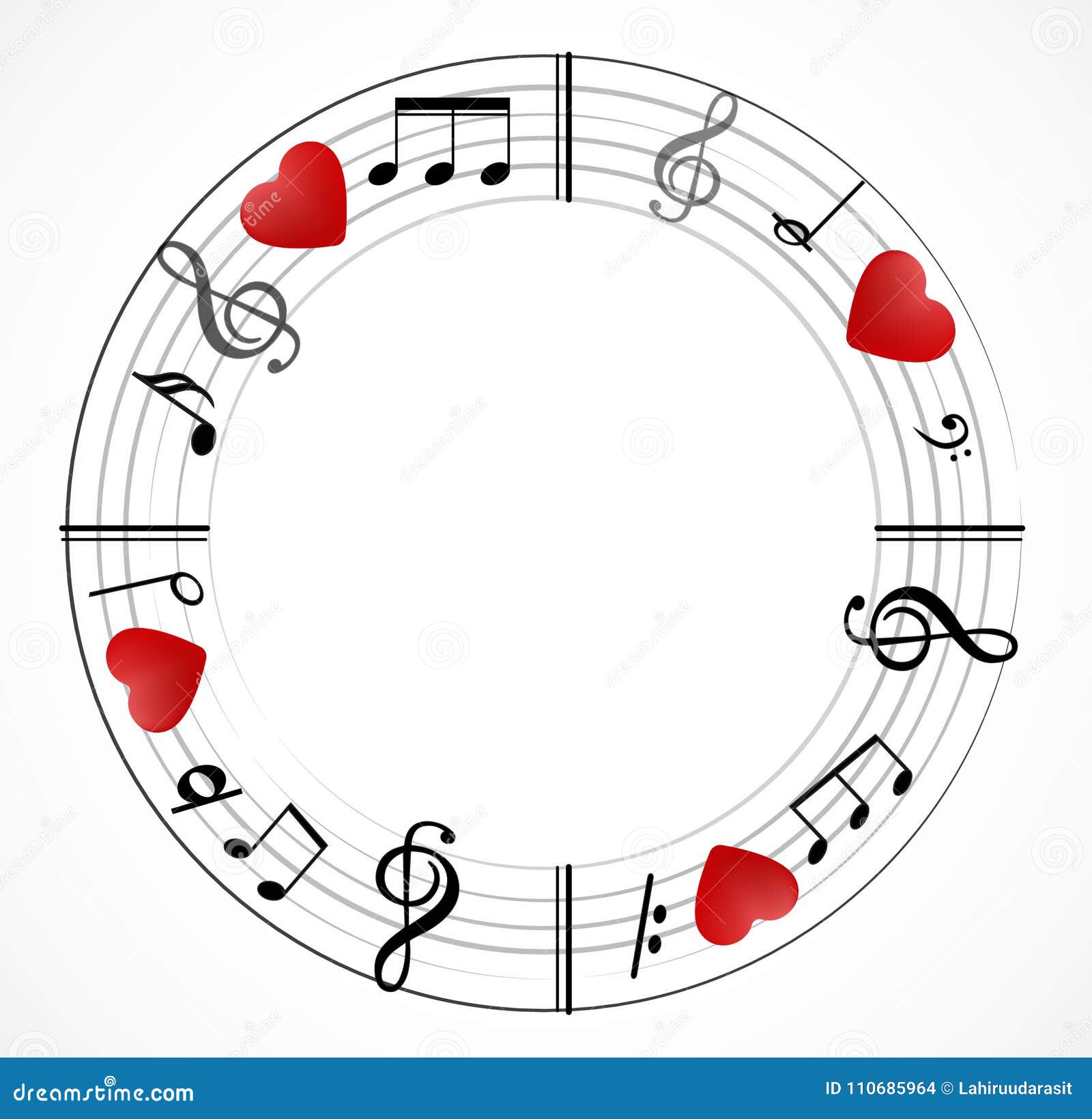Music Note Background with Symbols Stock Vector - Illustration of icon ...