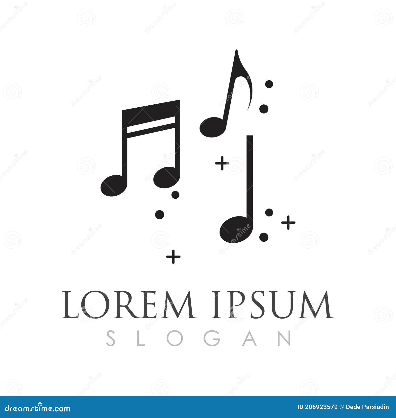 Music Note Symbols Logo and Icons Template Stock Vector - Illustration ...