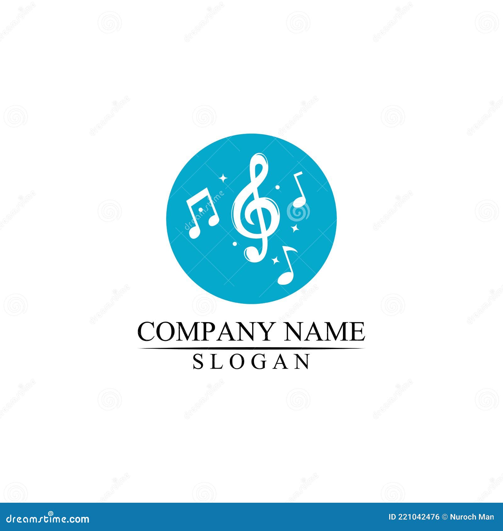 Music Note Symbols Logo and Icons Template. Stock Vector - Illustration ...