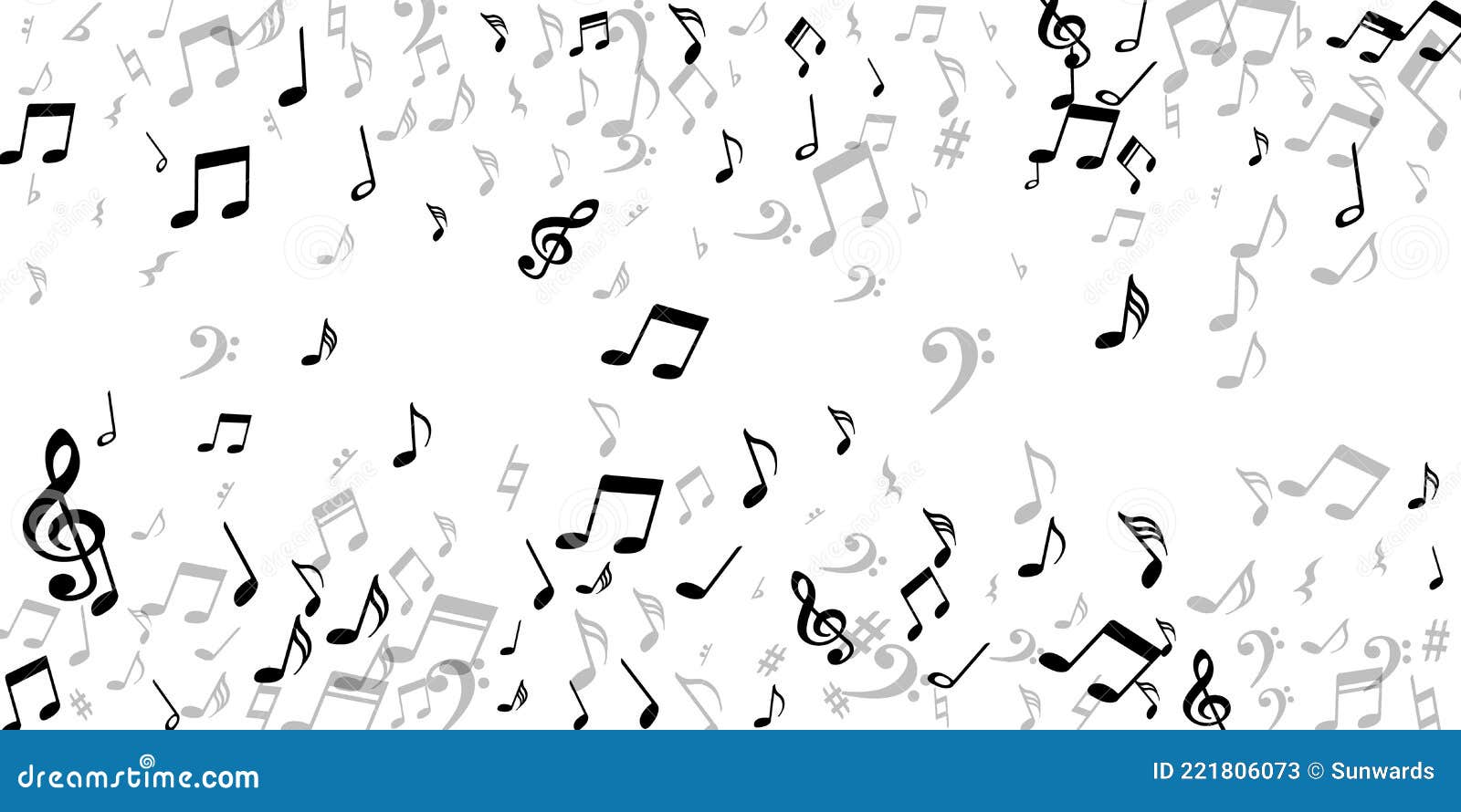 Music Note Symbols Vector Pattern. Symphony Stock Vector - Illustration ...