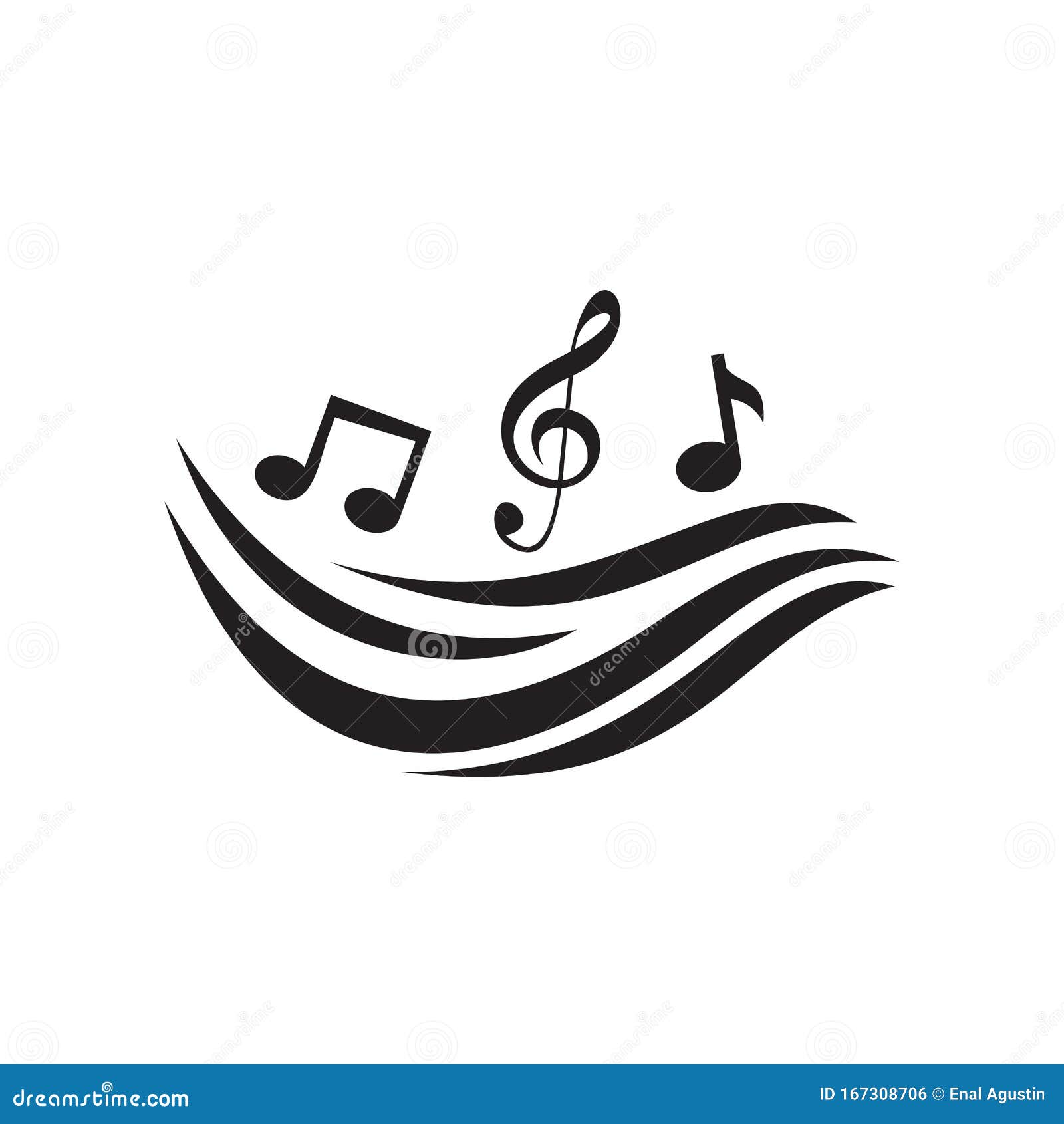 Music Note Symphony Icon Logo Design Vector Template Stock Vector ...