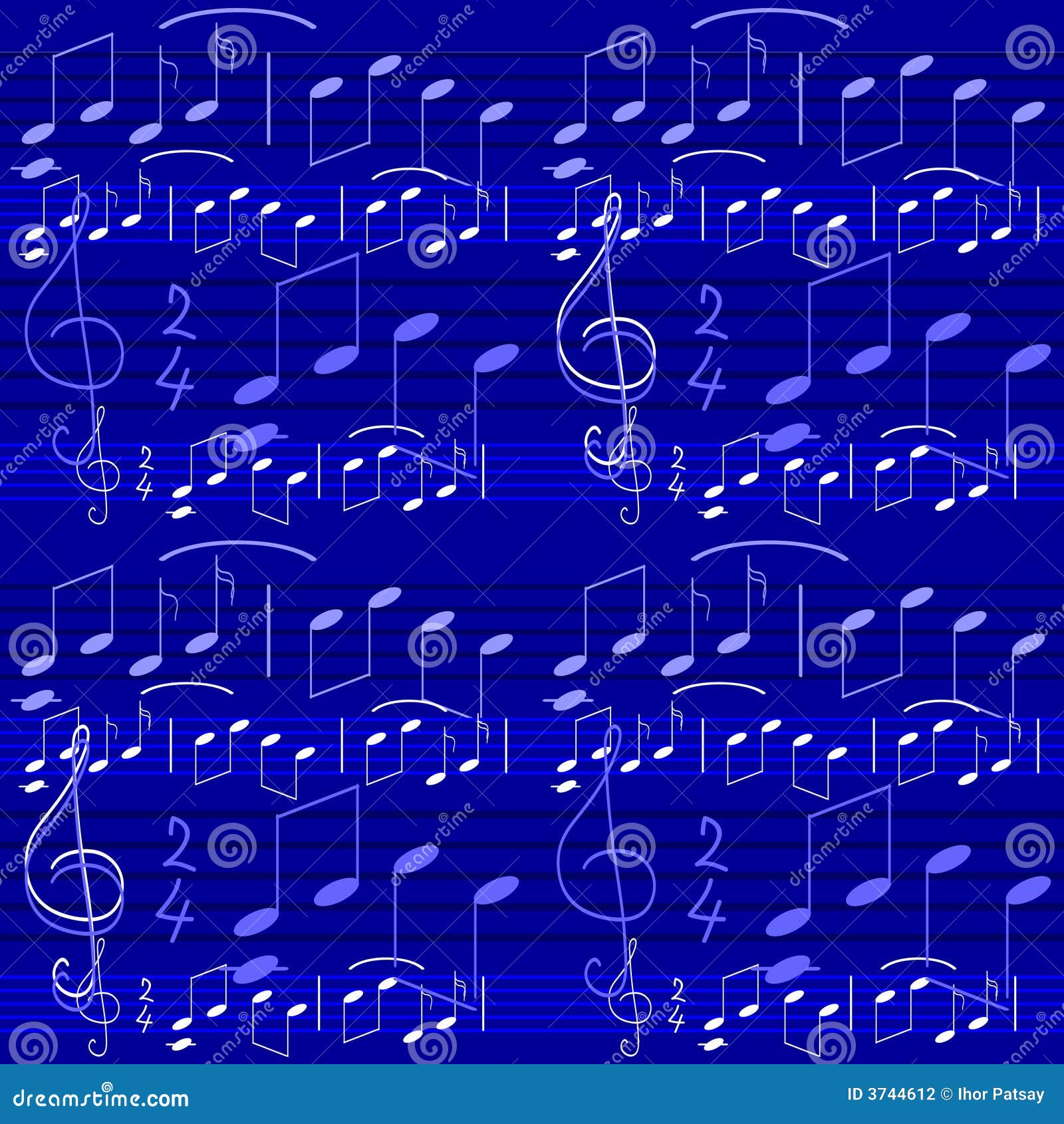 Music note wallpapers stock vector. Illustration of tile - 3744612