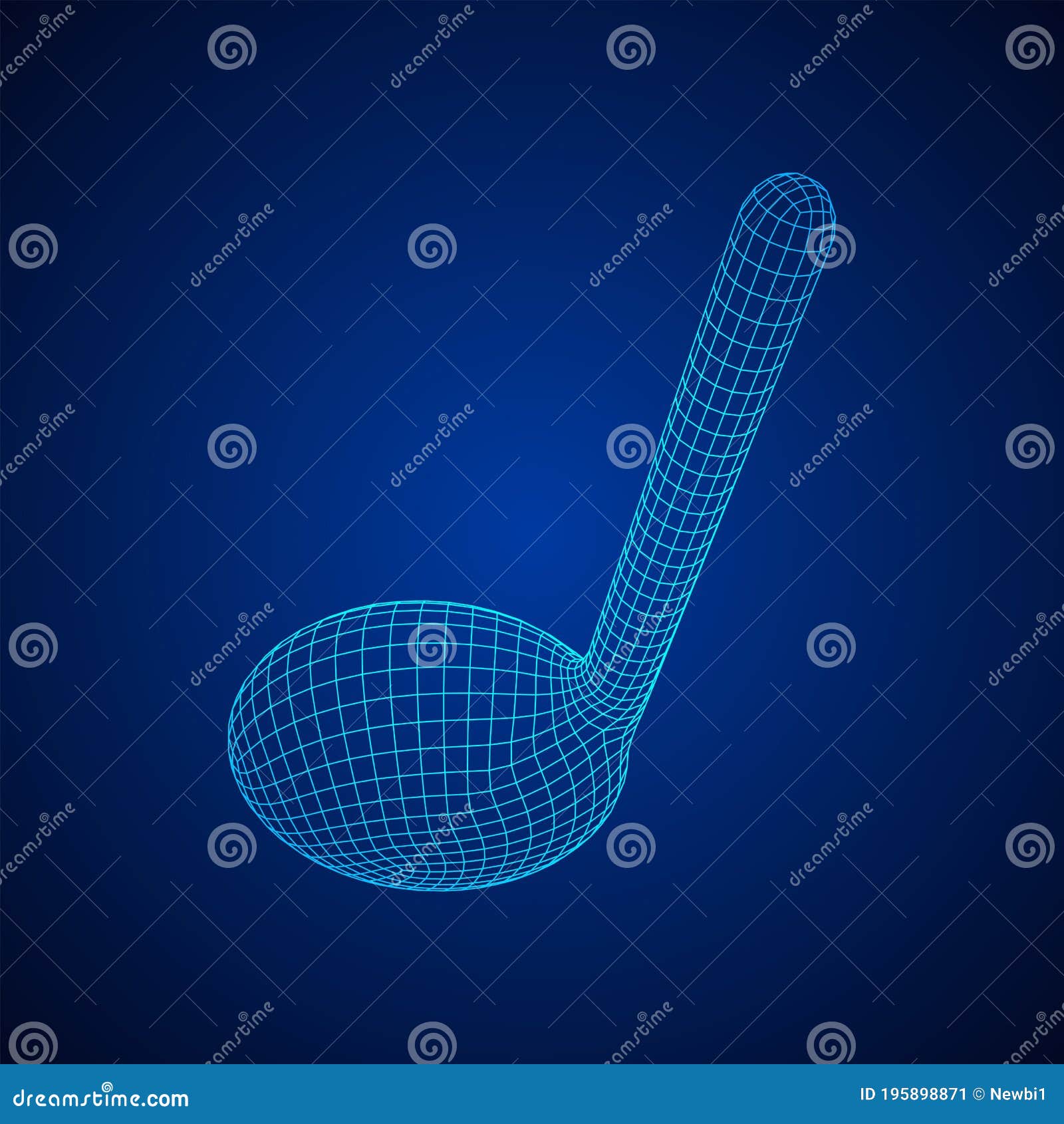 Music Note. Wireframe Low Poly Mesh Vector Illustration. Stock Vector ...