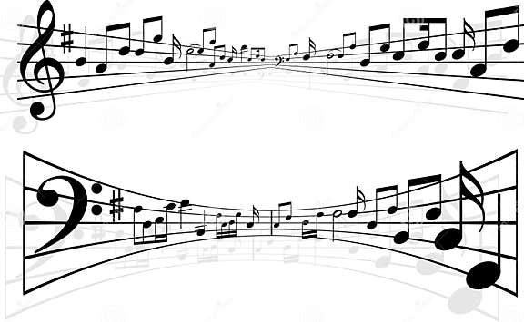 Music notes stock vector. Illustration of song, tune - 10375040