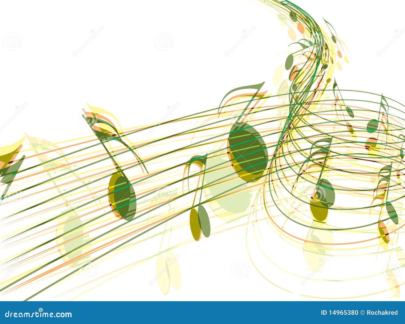 Music notes stock vector. Illustration of composer, beautiful - 14965380