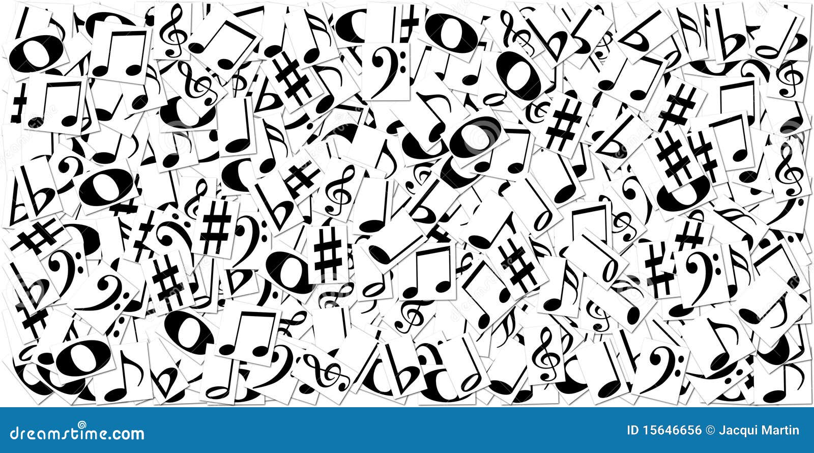 Music notes stock illustration. Illustration of classical - 15646656