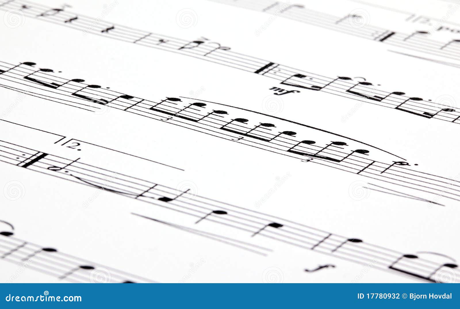 Music Notes In Blue Banner Background Stock Illustration ...