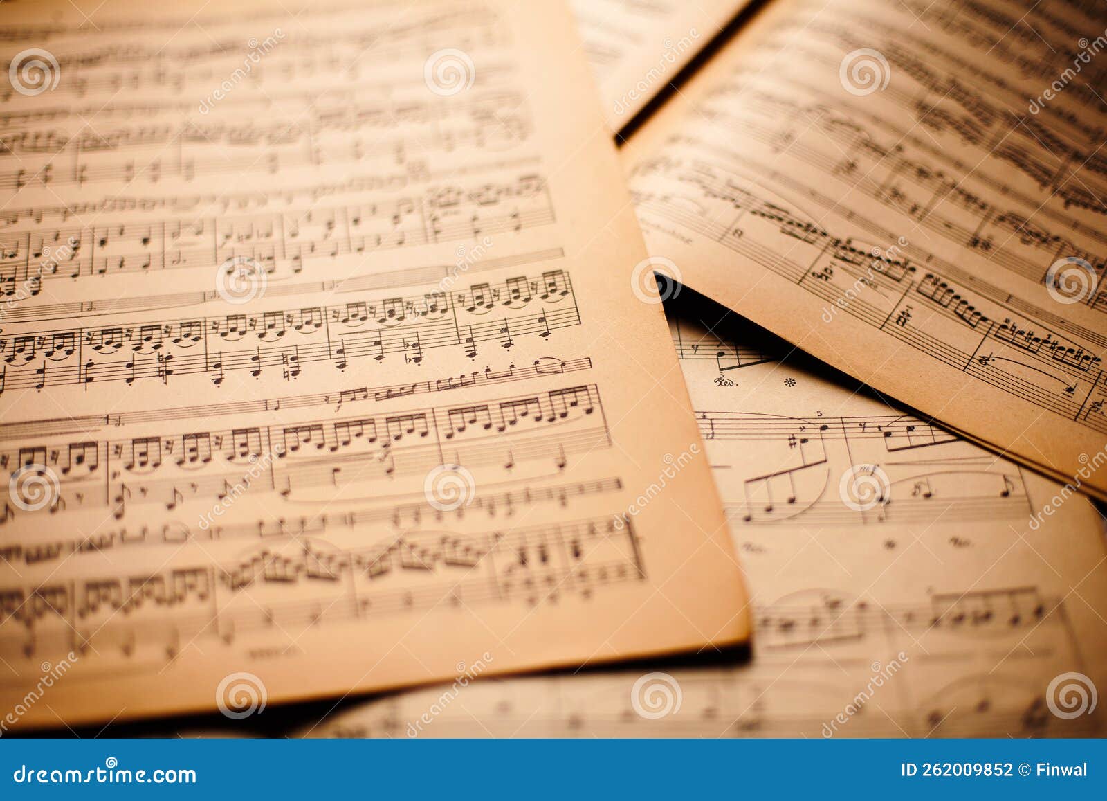 Music notes stock photo. Image of concert, close, light - 262009852