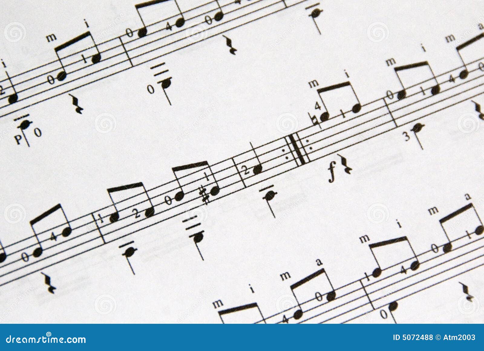 Music notes stock photo. Image of learning, notes, composer - 5072488