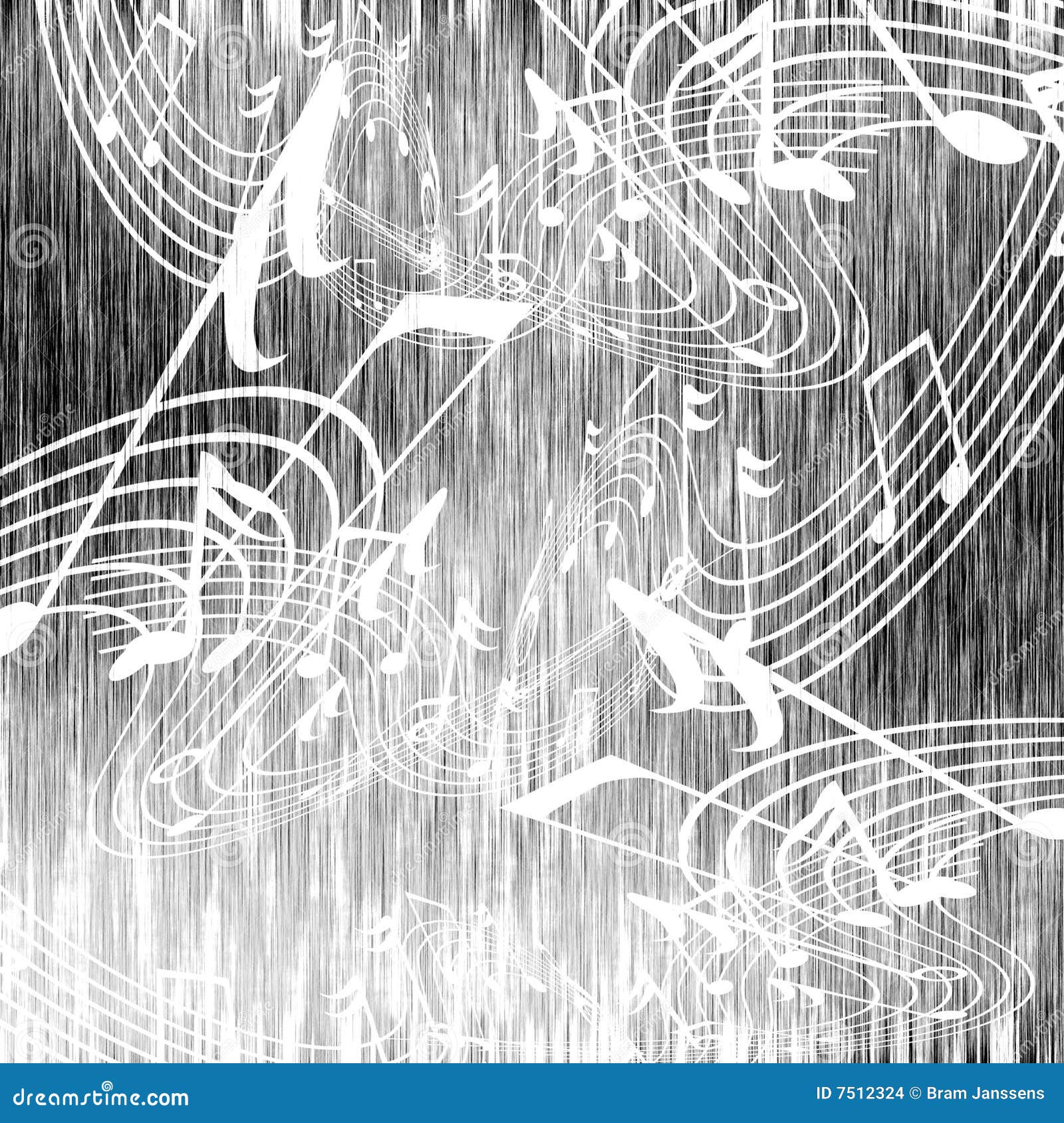 Music notes stock illustration. Illustration of polished - 7512324