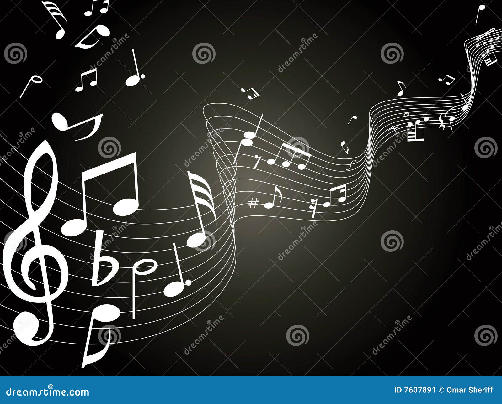 Music Notes Illustration 7607891 - Megapixl