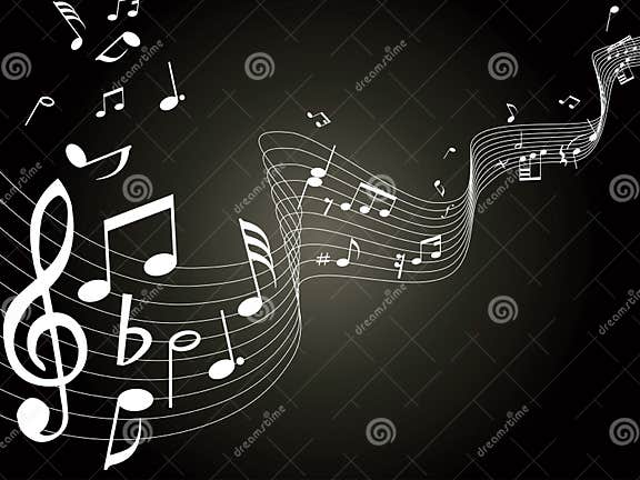 Music notes stock vector. Illustration of rock, play, song - 7607891