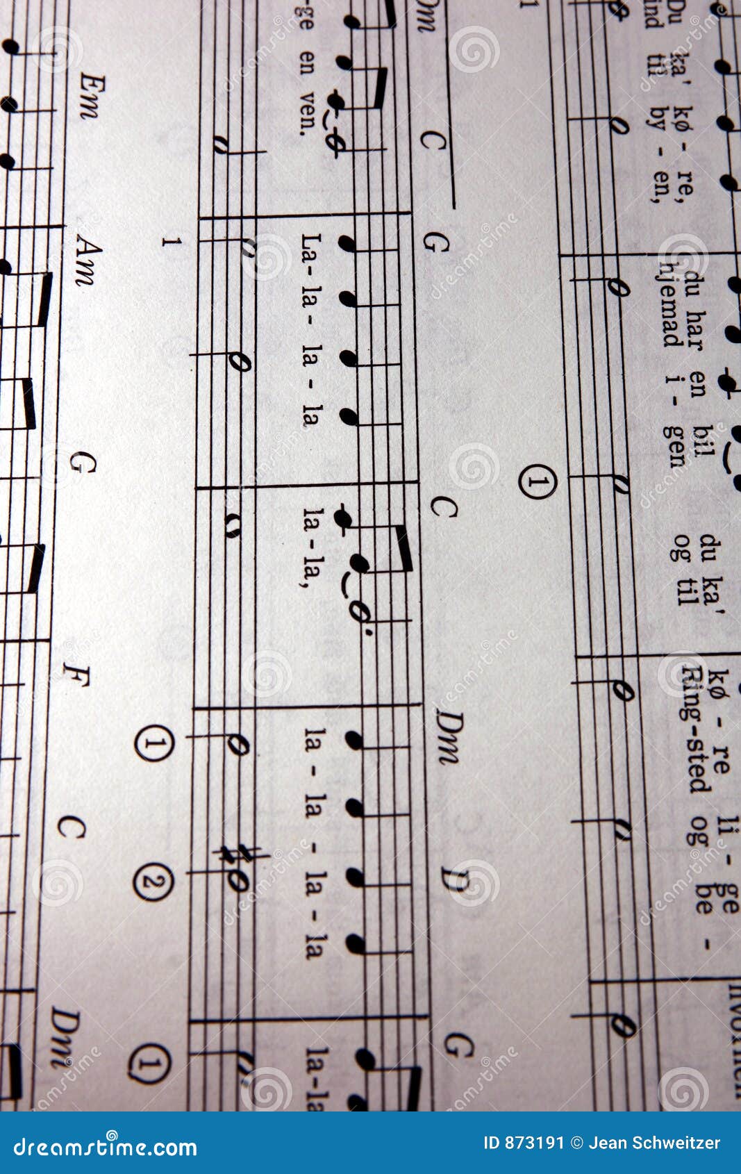 Music Notes Picture. Image: 873191