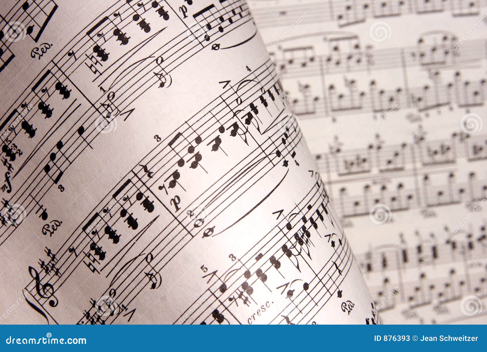 Music notes stock image. Image of read, line, instrument - 876393