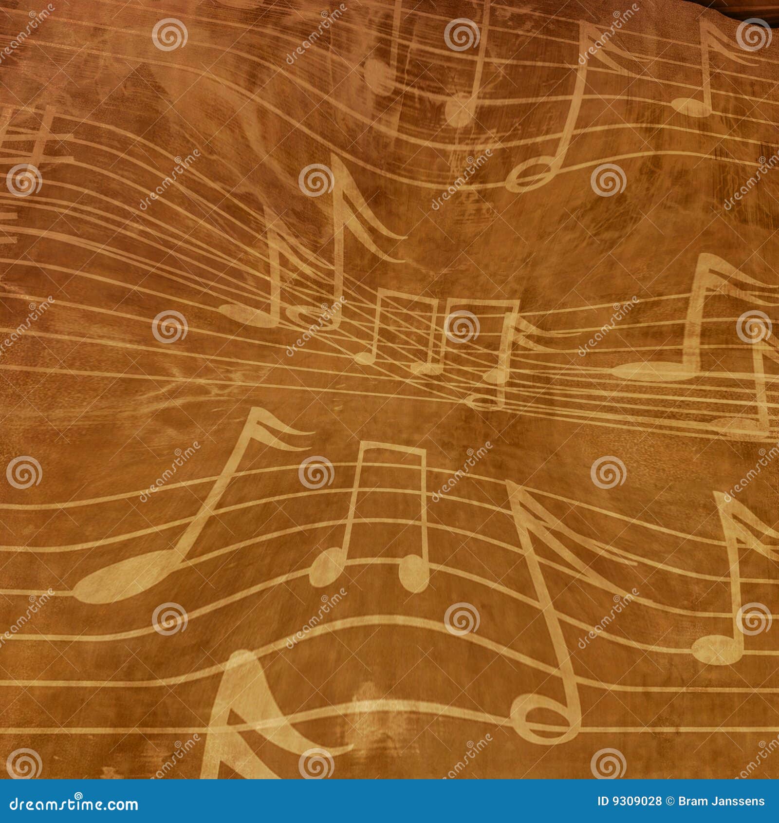 Music notes stock illustration. Illustration of page, parchment - 9309028