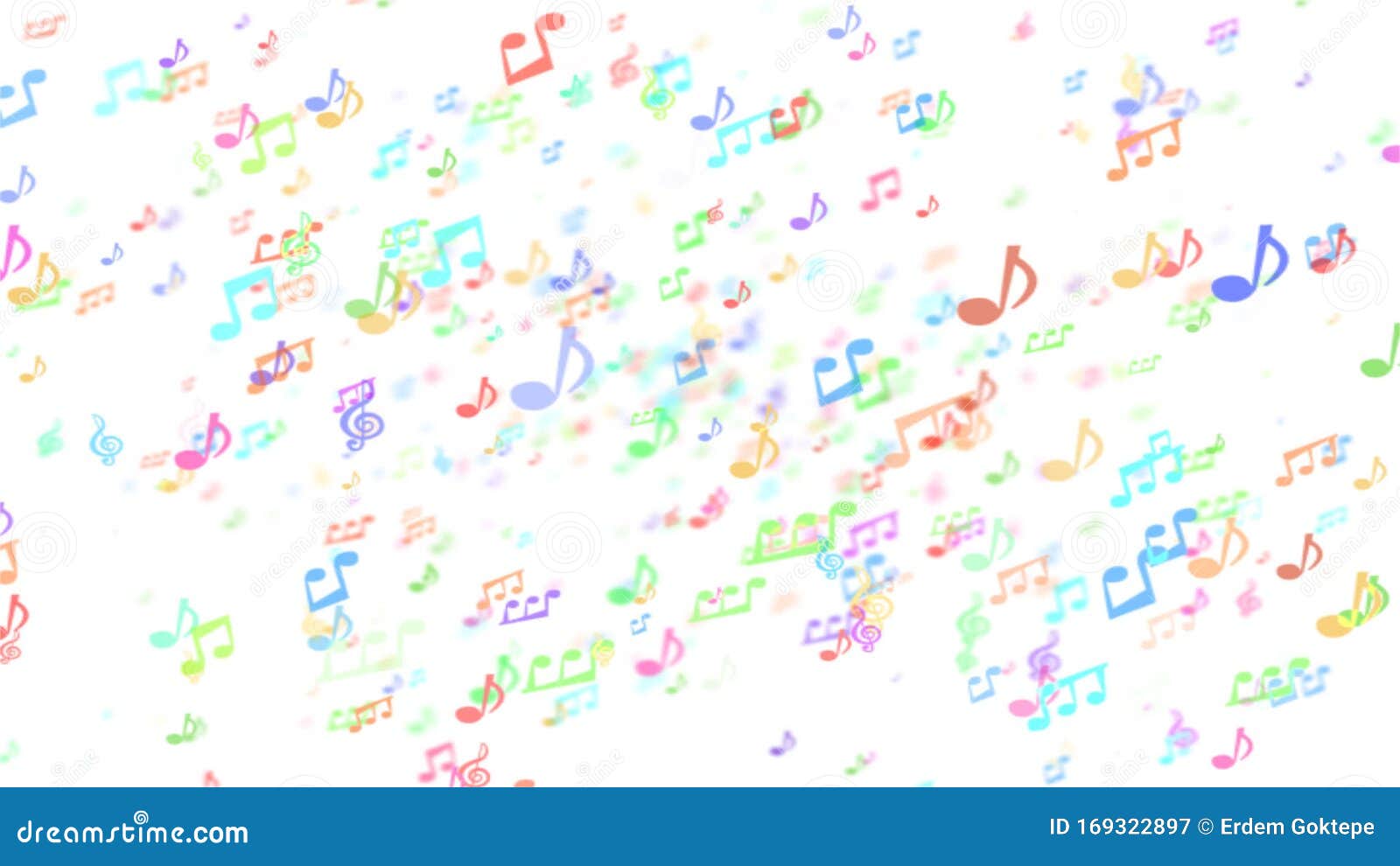 Music Notes. Alpha Channel Included Stock Video - Video of anniversary ...