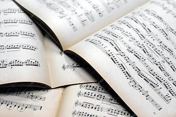Music notes background stock image. Image of lyrics, lines - 4520819