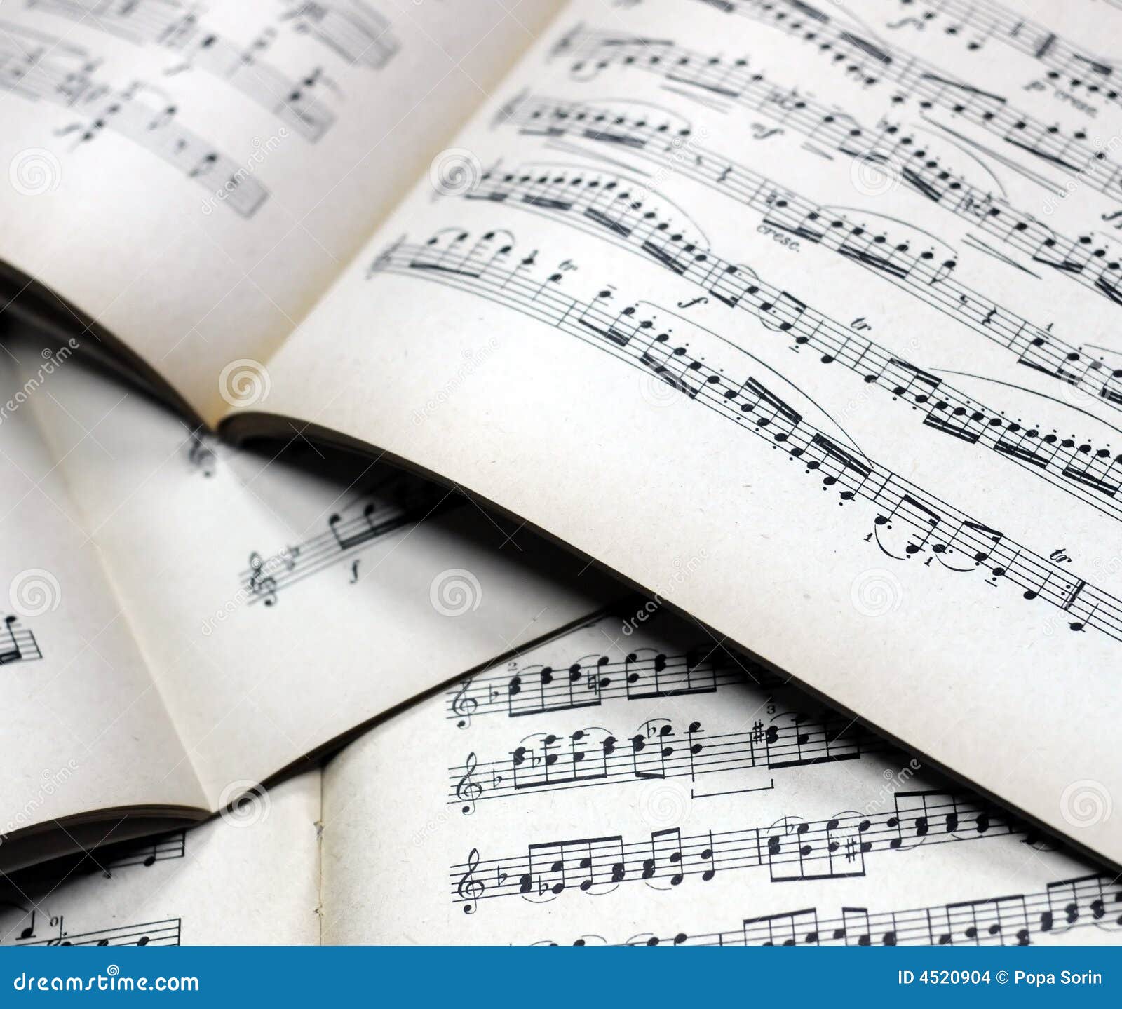 Music Notes Random Pattern Background For Wallpapers Stock Image ...