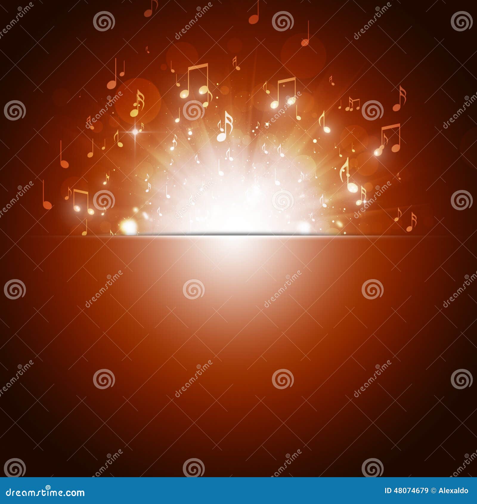 Music Notes Background stock illustration. Illustration of poster ...